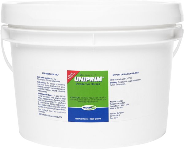 UNIPRIM Powder for Horses Apple Flavor, 2000-gm - Easy Refills | Chewy Rx