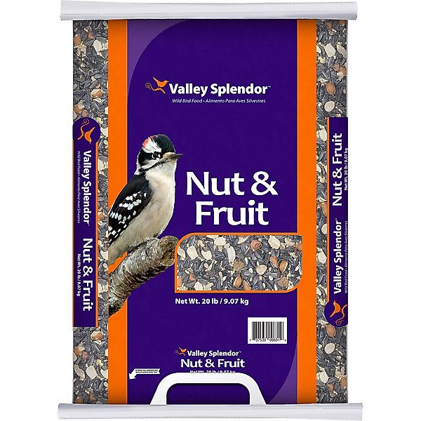 MEADOW RIDGE FARMS Fruit & Nut Mix Seeds Wild Bird Food, 20-lb bag ...