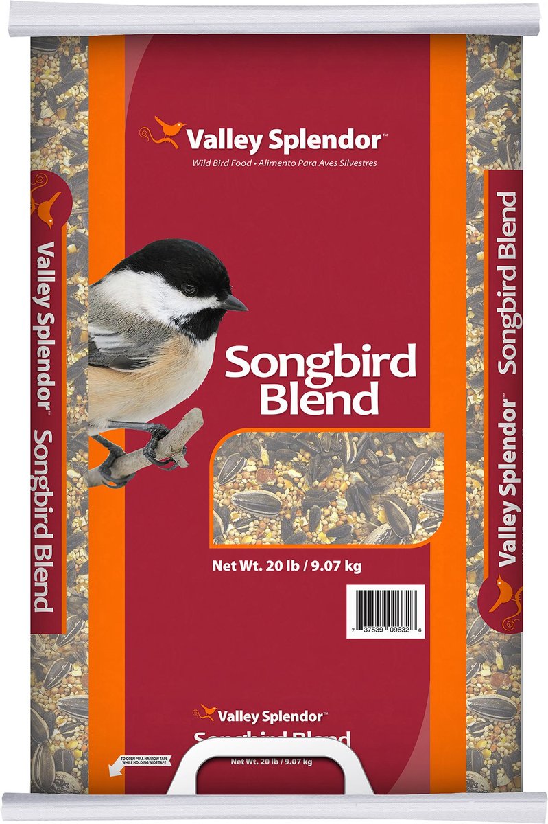 VALLEY SPLENDOR Songbird Seeds Wild Bird Food, 20-lb bag - Chewy.com