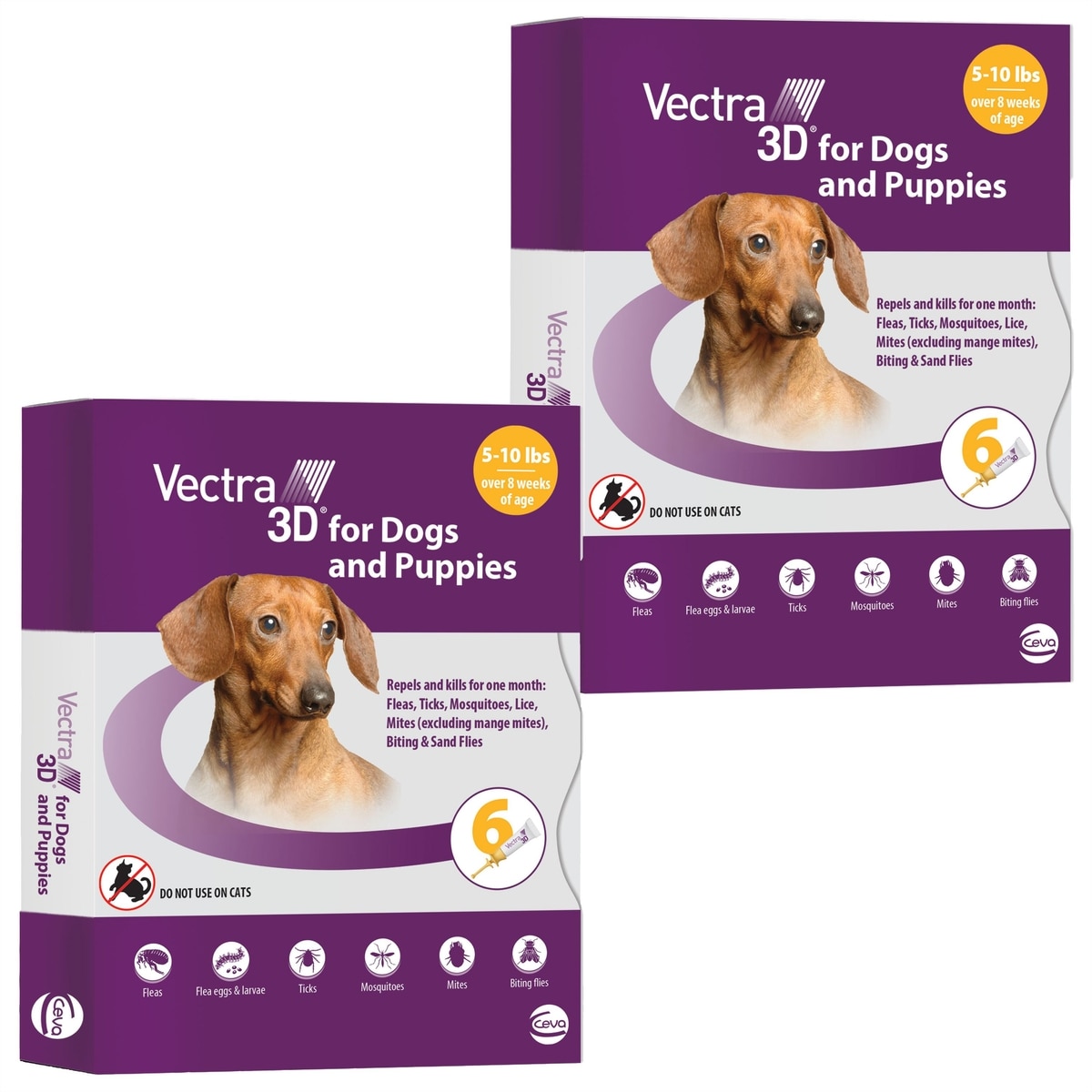 Vectra 3d For Dogs 5 10 Lbs