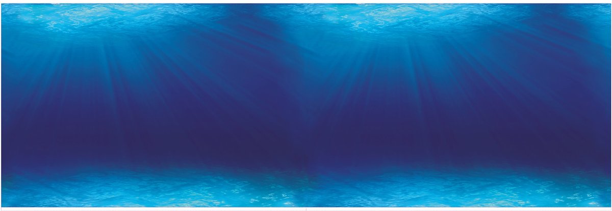 Vepotek Double Sided Fish Aquarium Background Deep Seabed Coral Rock