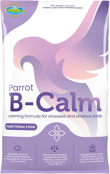 VETAFARM B-Calm Non-GMO Pellets Sample Bird Food, 0.88-oz pouch - Chewy.com