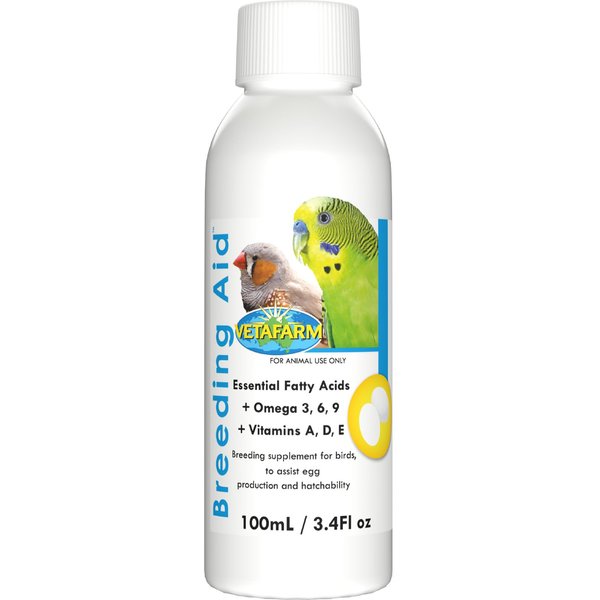 VETAFARM Breeding Aid Bird Supplement, 3.4-oz bottle - Chewy.com