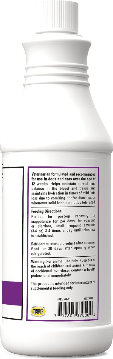 VETCLASSICS Pet-A-Lyte Oral Electrolyte Solution Dog & Cat Supplement ...