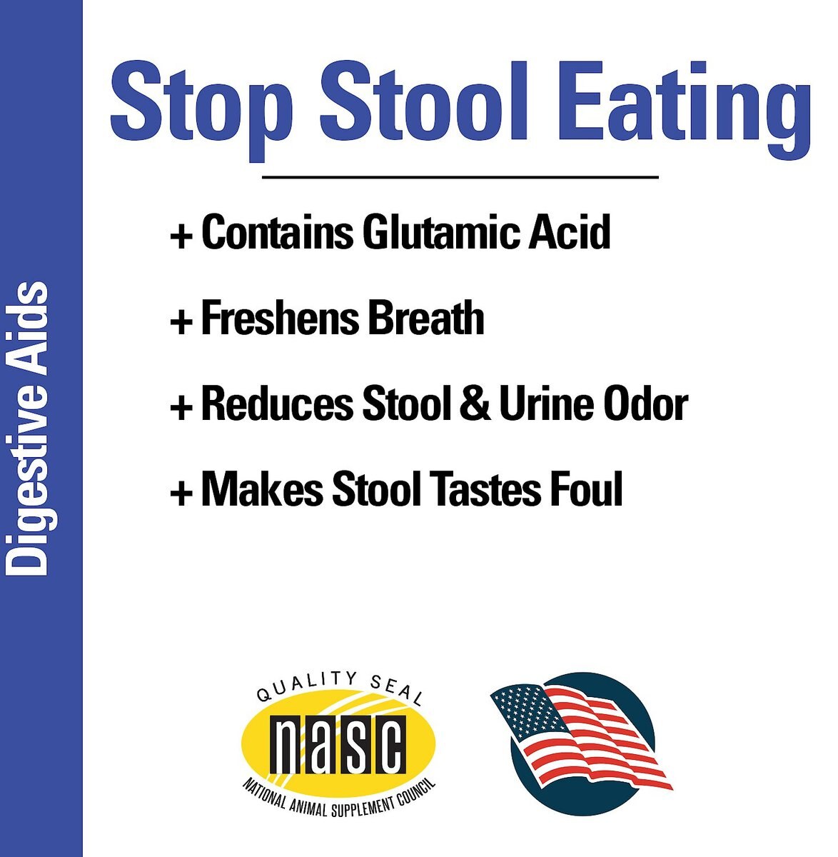 VETCLASSICS Stop Stool Eating Soft Chews Dog Supplement, 180 count ...
