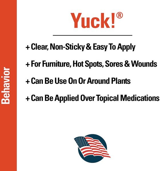 VETCLASSICS YUCK! No Chew Dog & Cat Spray, 8-fl oz bottle - Chewy.com