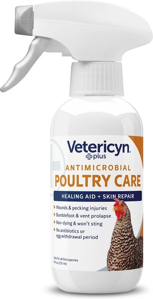 VETERICYN Plus Antimicrobial Poultry Care Spray, 8-fl oz bottle - Chewy.com