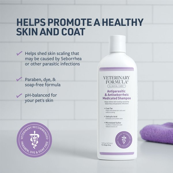 VETERINARY FORMULA CLINICAL CARE Antiparasitic & Antiseborrheic ...