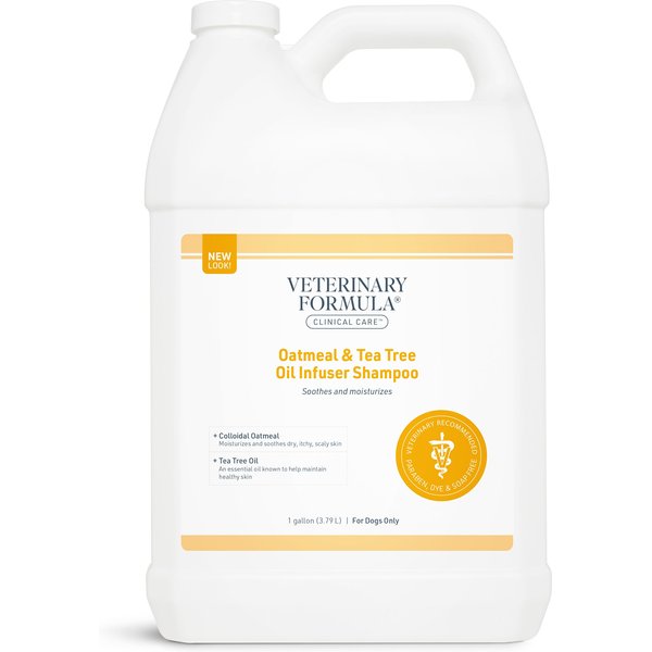 VETERINARY FORMULA CLINICAL CARE Oatmeal & Tea Tree Oil Infuser Shampoo ...