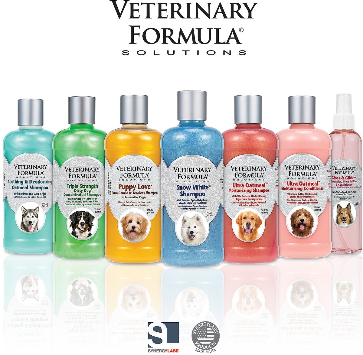 VETERINARY FORMULA SMART COAT COMPLEX Snow White Whitening Shampoo for ...