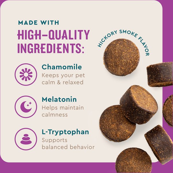 VETIQ Calming Soft Chew Calming Supplement for Dogs, 60 count - Chewy.com