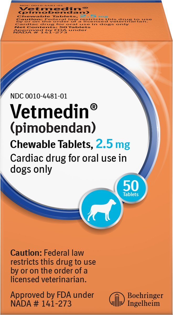 VETMEDIN (pimobendan) Chewable Tablets for Dogs, , 2.5-mg - Easy Refills | Chewy Rx