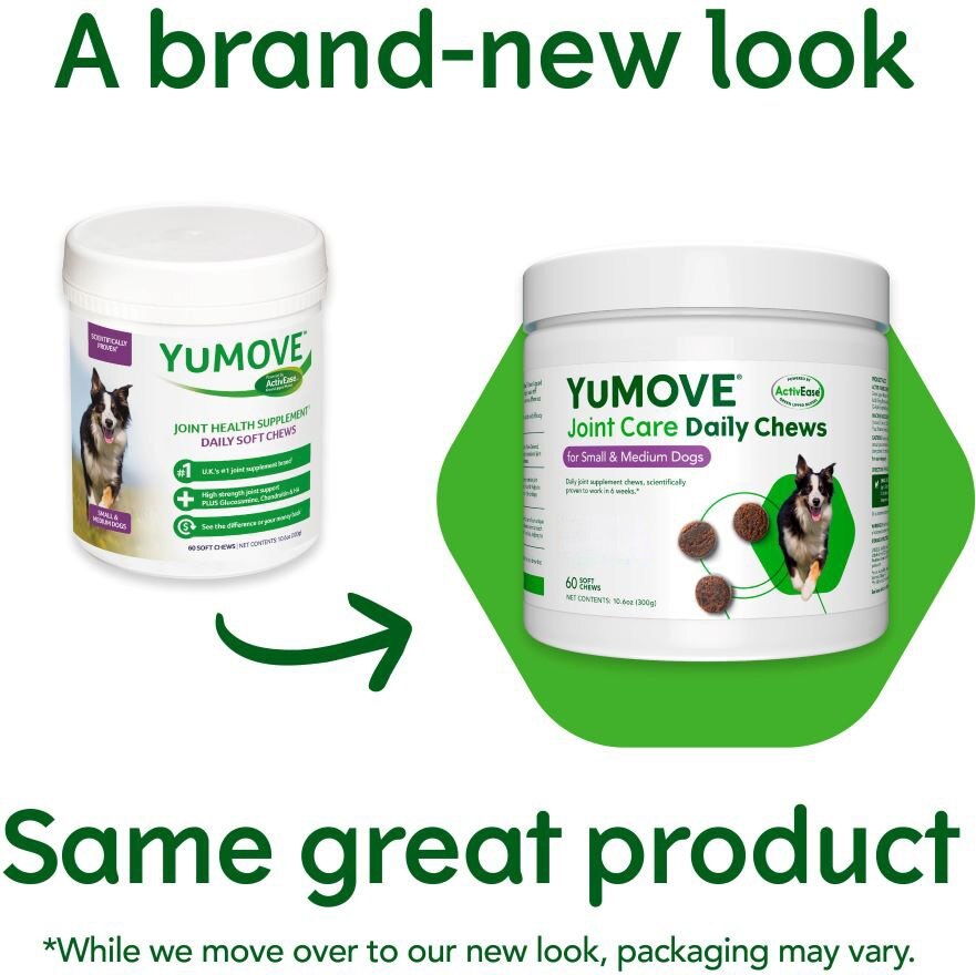 VETNIQUE LABS YuMOVE Mobility Hip & Joint Care Soft Chew Supplement for ...