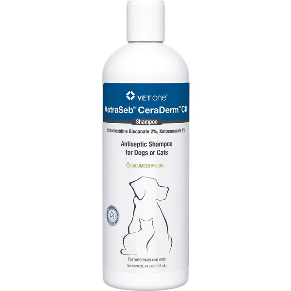 VETONE VetraSeb CeraDerm C 4% Dog & Cat Shampoo, 16-fl oz bottle ...