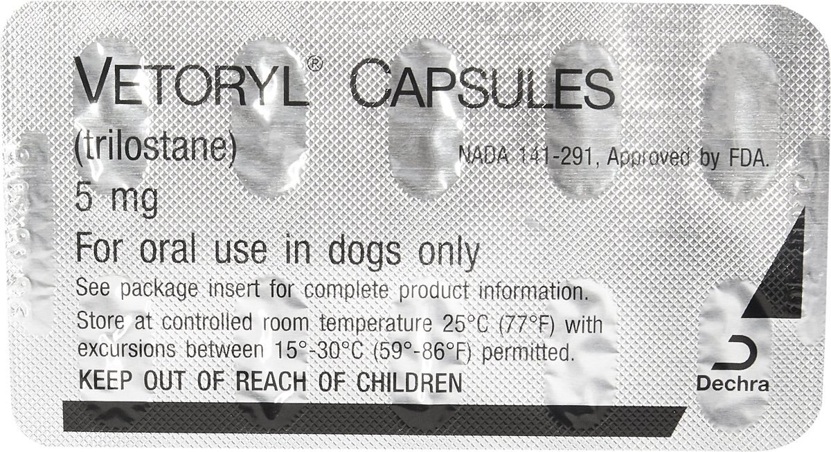 VETORYL (trilostane) Capsules for Dogs, 5-mg - Easy Refills | Chewy Rx