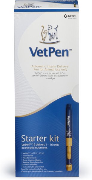 VETPEN Starter Kit for Dogs & Cats, 1 IU - 16 IU in 1 unit increments ...