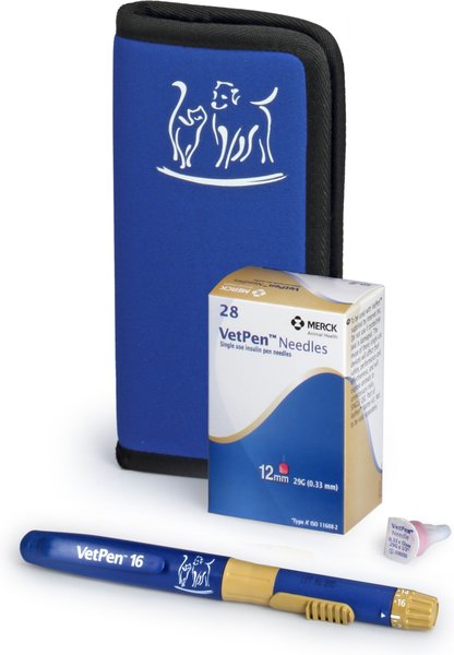 VETPEN Starter Kit for Dogs & Cats, 1 IU - 16 IU in 1 unit increments ...