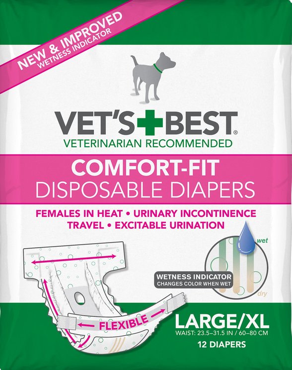 FEMALE DOG DIAPERS & WRAPS (Free Shipping) | Chewy