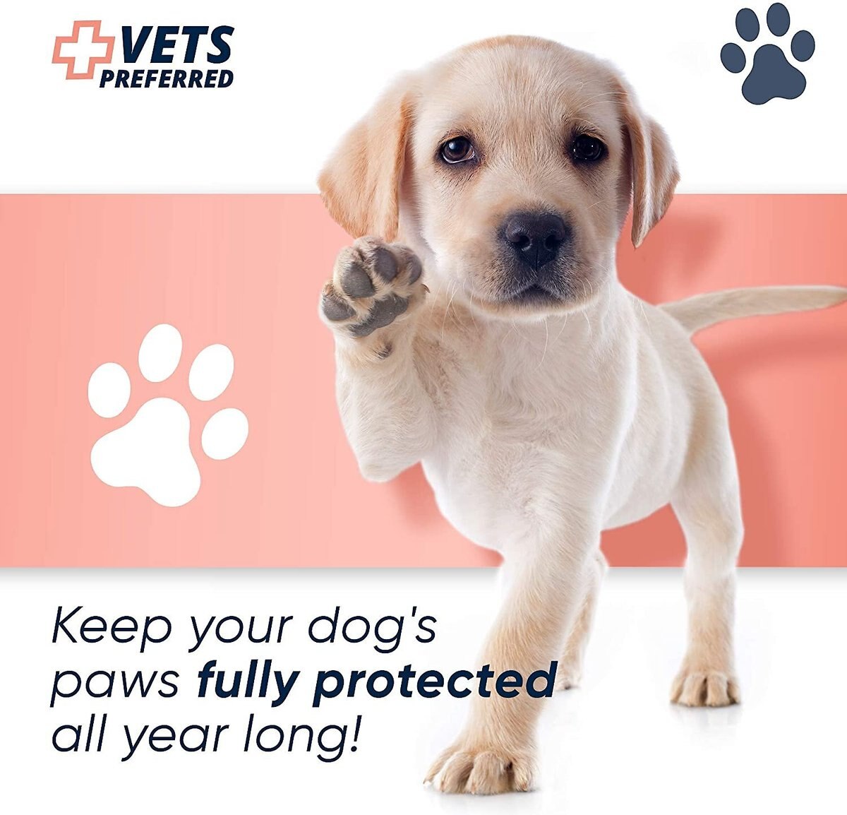 VETS PREFERRED Advanced Pad Protection Dog Paw Pad Wax, 2-oz can ...