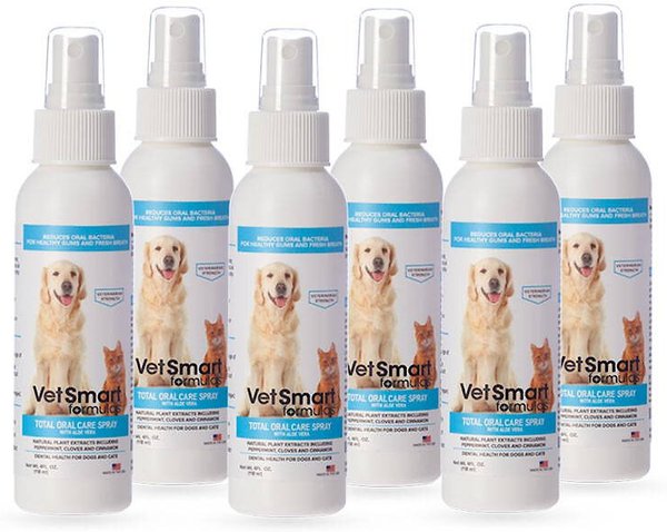 VETSMART FORMULAS Total Oral Care Dog & Cat Dental Spray, 4-oz bottle ...