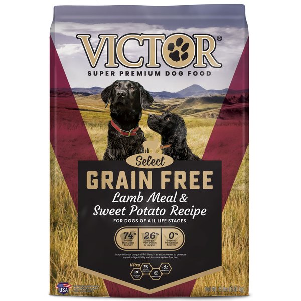 Discontinued - VICTOR Grain-Free Lamb Meal & Sweet Potato High Protein ...