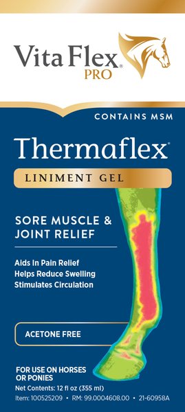 VITA FLEX PRO Thermaflex Liniment Gel for Sore Muscles & Joint Relief ...