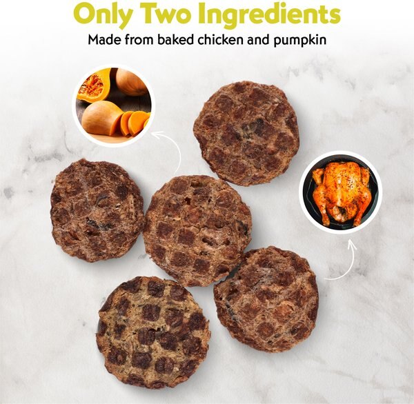 Out of Stock - VITAFUR Barkin Burger Chicken & Pumpkin Dog Treat, 4-oz ...