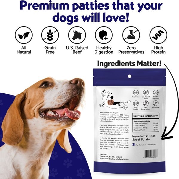 Out of Stock - VITAFUR Barkin' Burger Variety Pack Dehydrated Dog ...