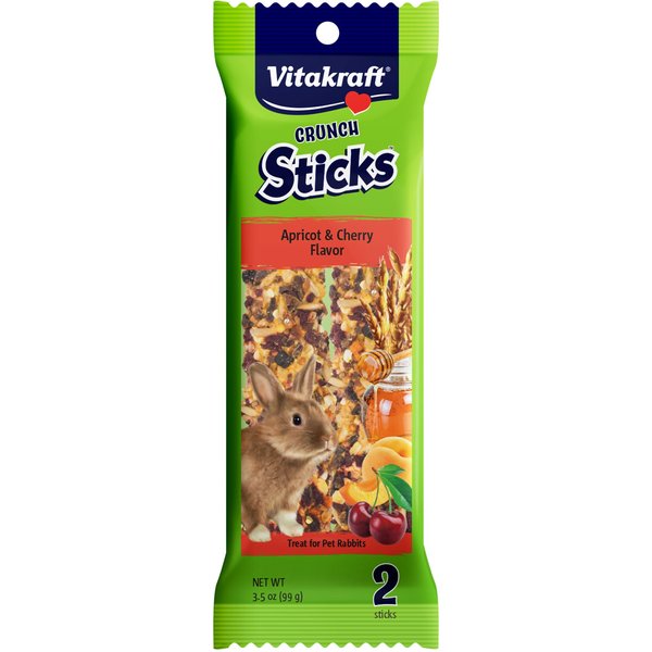 VITAKRAFT Crunch Sticks Wild Berry & Honey Rabbit Treat, 2-pack - Chewy.com