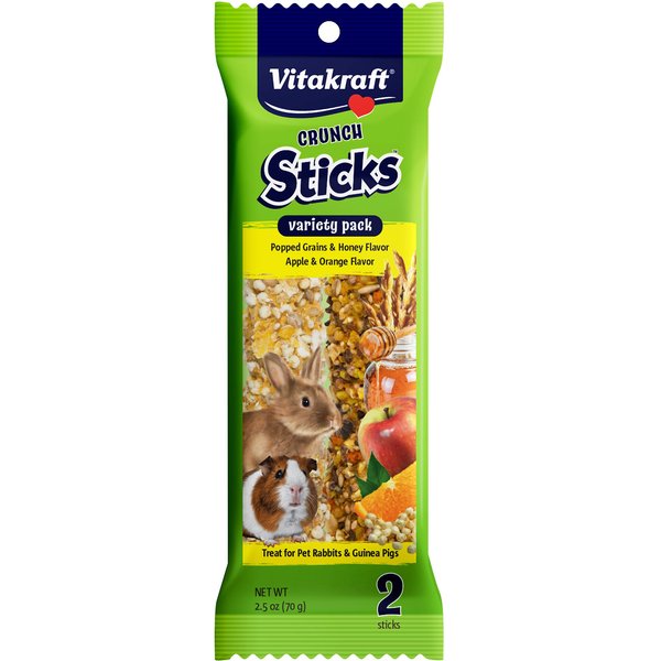 VITAKRAFT Crunch Sticks Wild Berry & Honey Rabbit Treat, 2-pack - Chewy.com