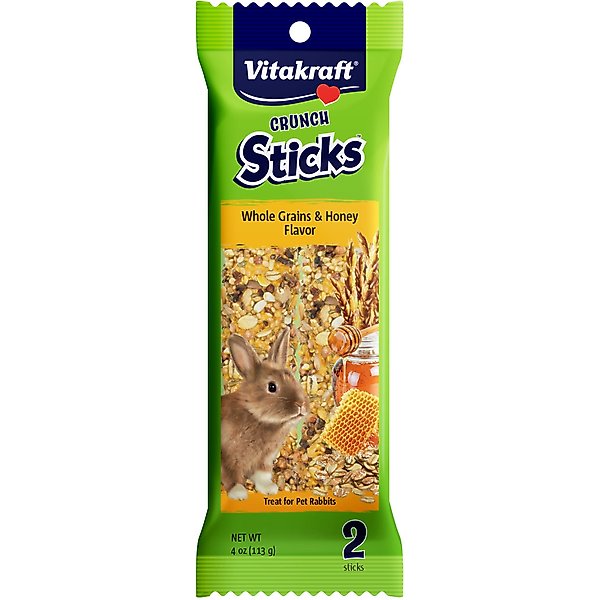 VITAKRAFT Crunch Sticks Wild Berry & Honey Rabbit Treat, 2-pack - Chewy.com