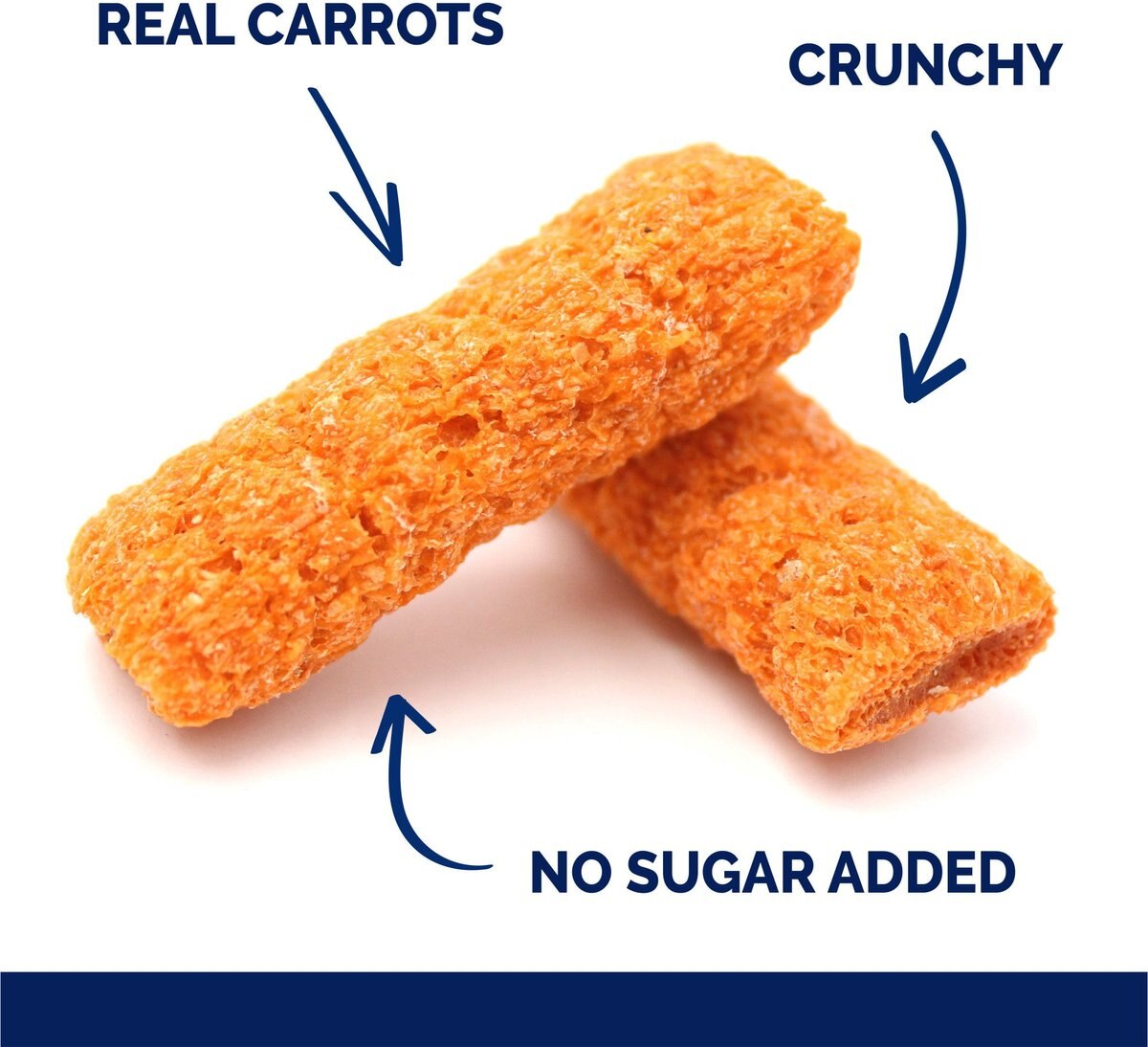 VITAKRAFT Slims Carrot Crispy Nibble Stick Small Animal Treats, 10-oz ...