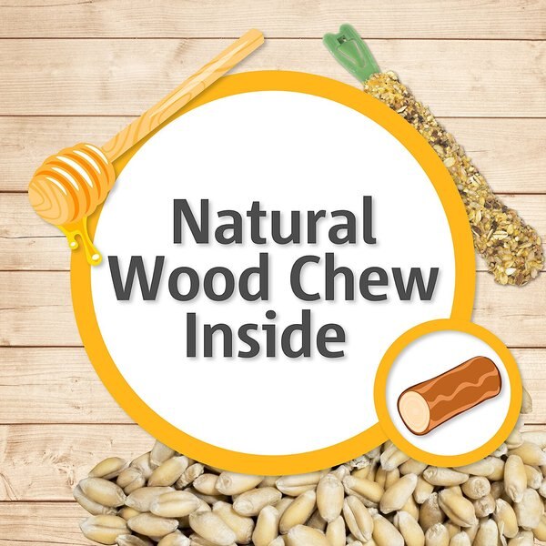 VITAKRAFT Triple Baked Crunch Sticks Orange & Apricot Flavor Parakeet ...