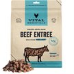 VITAL ESSENTIALS Freeze-Dried Raw Beef Entree Mini Nibs Dog Food, 25-oz ...
