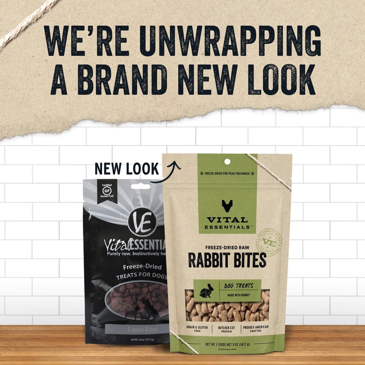 VITAL ESSENTIALS Rabbit Bites Freeze-Dried Raw Dog Treats, 5-oz bag ...