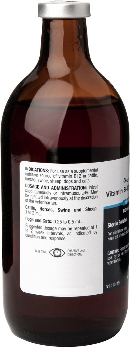 VITAMIN B12 (Generic) Injectable Solution, 1000-mcg/mL, 500-mL vial ...