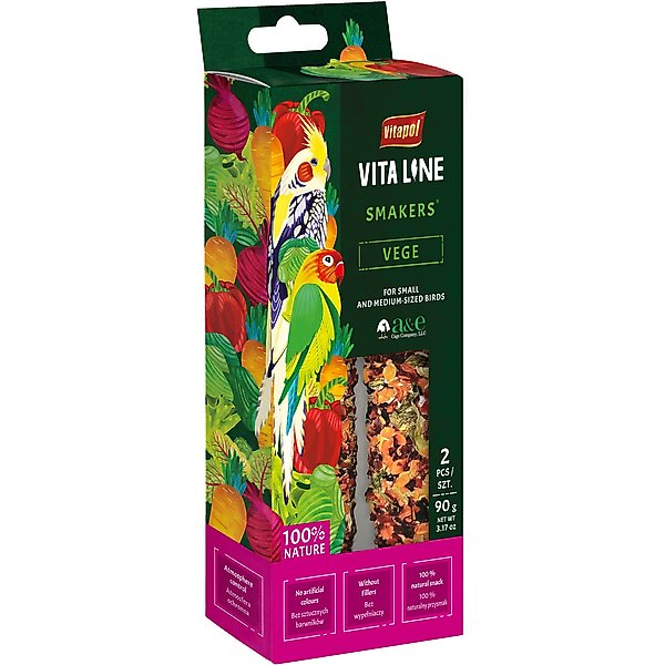VITAPOL BY A&E CAGE COMPANY Smakers Vitaline Vegetable Seeds Blends ...
