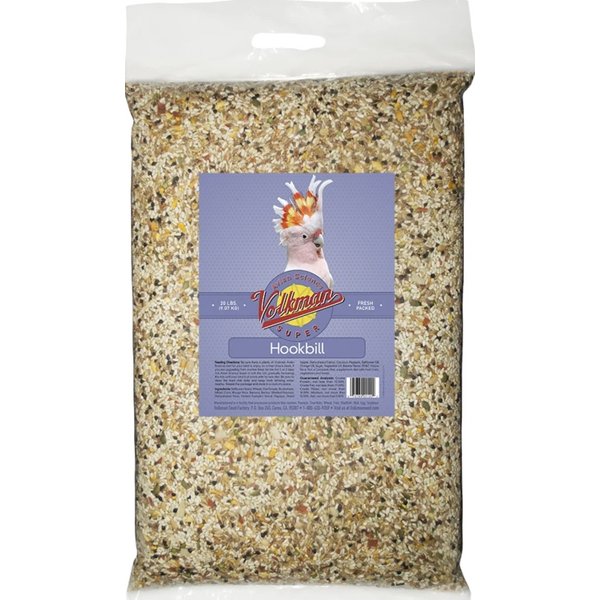 VOLKMAN Avian Science Super Hookbill Bird Food, 20-lb - Chewy.com