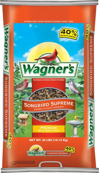 WAGNER'S Songbird Supreme Bird Food, 40-lb bag - Chewy.com
