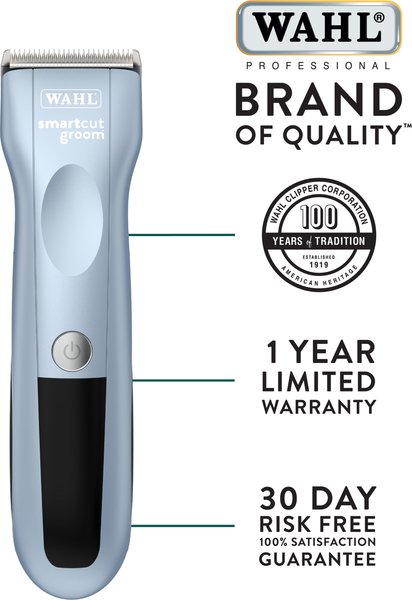 Discontinued - WAHL Smart Cut Groom Pet Clipper, Blue - Chewy.com