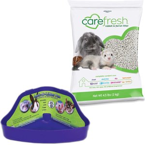 WARE Lock-N-Litter Small Animal Litter Pan, Color Varies, Regular ...