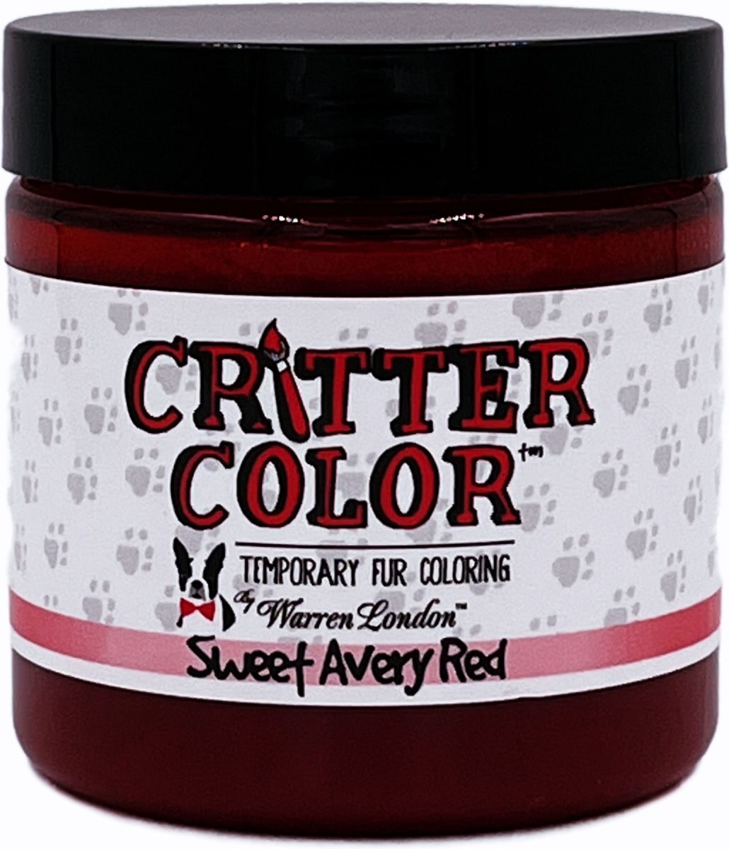 WARREN LONDON Critter Color Temporary Pet Fur Coloring, 4-fl oz, Red ...