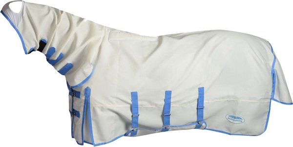 WEATHERBEETA ComFiTec Sweet Itch Shield Combo Neck Horse Fly Sheet ...