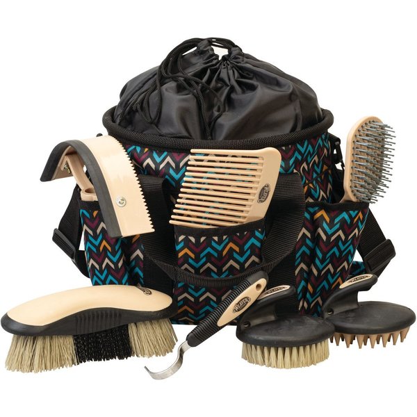 WEAVER EQUINE Horse Grooming Kit, Grey/Pink - Chewy.com