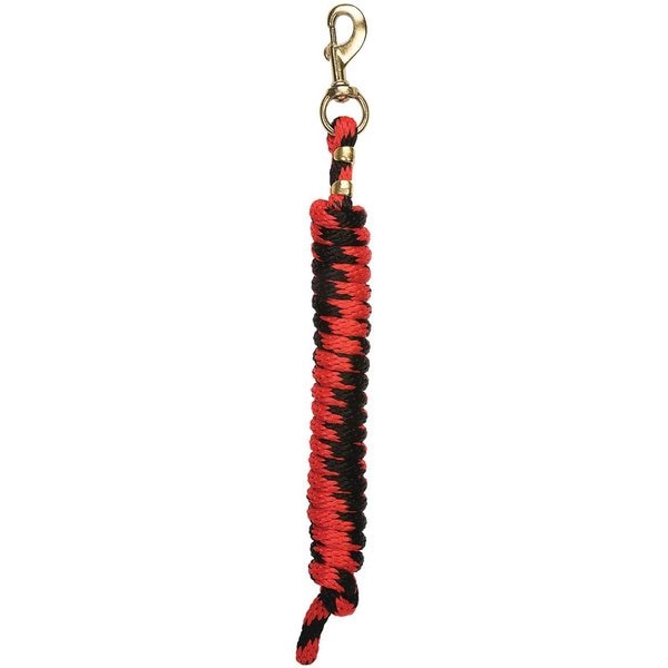 WEAVER EQUINE Poly Horse Lead Rope, Red/Black - Chewy.com