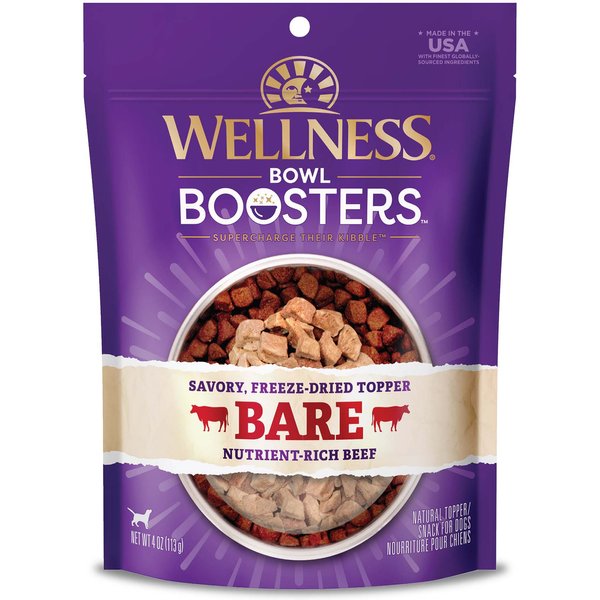 WELLNESS CORE Bowl Boosters Bare Beef Freeze-Dried Dog Food Mixer or ...