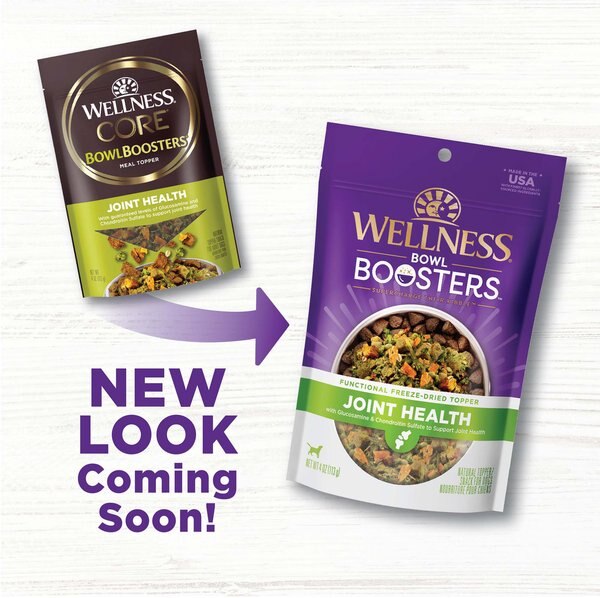 WELLNESS CORE Bowl Boosters Joint Health Adult Dry Dog Food Topper, 4 ...