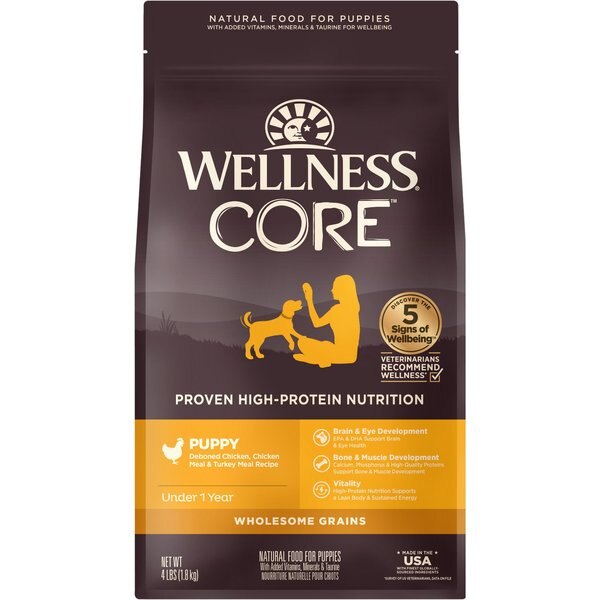 WELLNESS CORE Digestive Health Puppy Chicken & Brown Rice Dry Dog Food ...