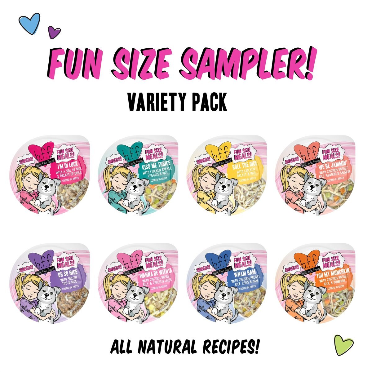 WERUVA Best Fido Friend Fun Size Meals Fun Size Sampler Variety Pack ...