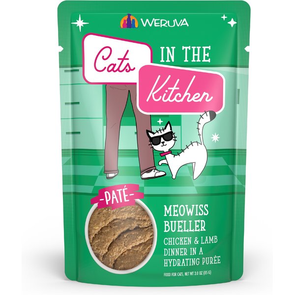 WERUVA Cats in the Kitchen The Brat Pack Variety Pack Cat Food Pouches ...